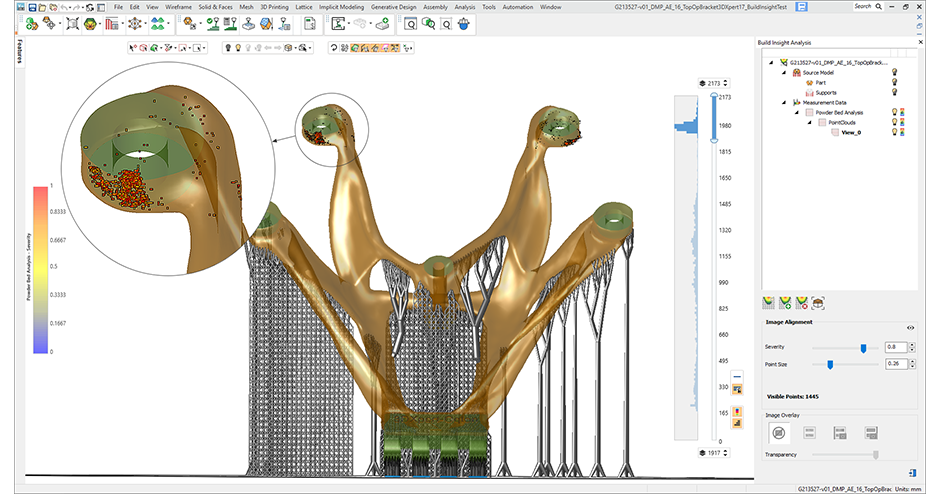 Build Insight für additive Metallfertigung – Software | 3D Systems